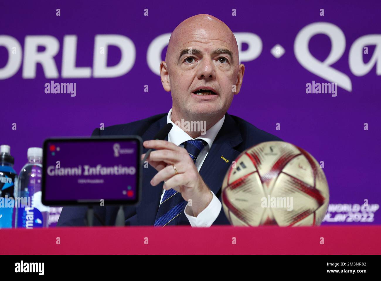 Gianni infantino qatar hi-res stock photography and images - Alamy