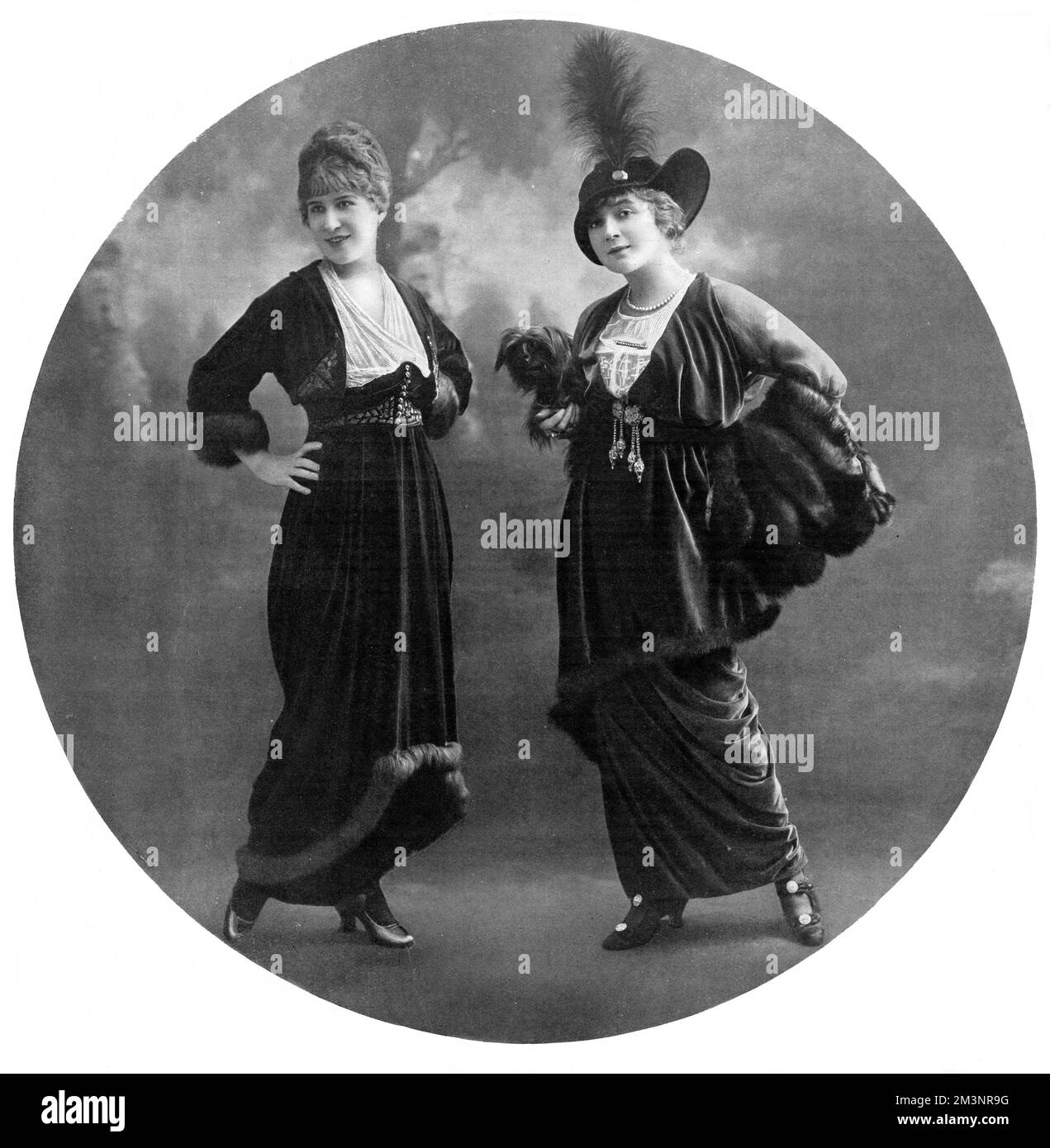 Fashionable fur Black and White Stock Photos & Images - Alamy