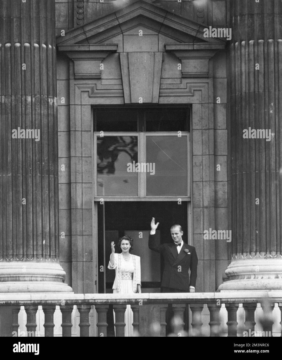 Engagement of Princess Elizabeth and Philip Mountbatten Stock Photo - Alamy