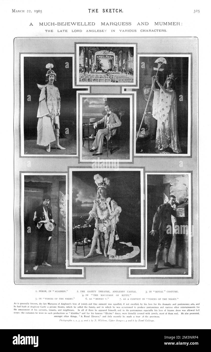 Henry paget 5th marquess of anglesey hi-res stock photography and ...