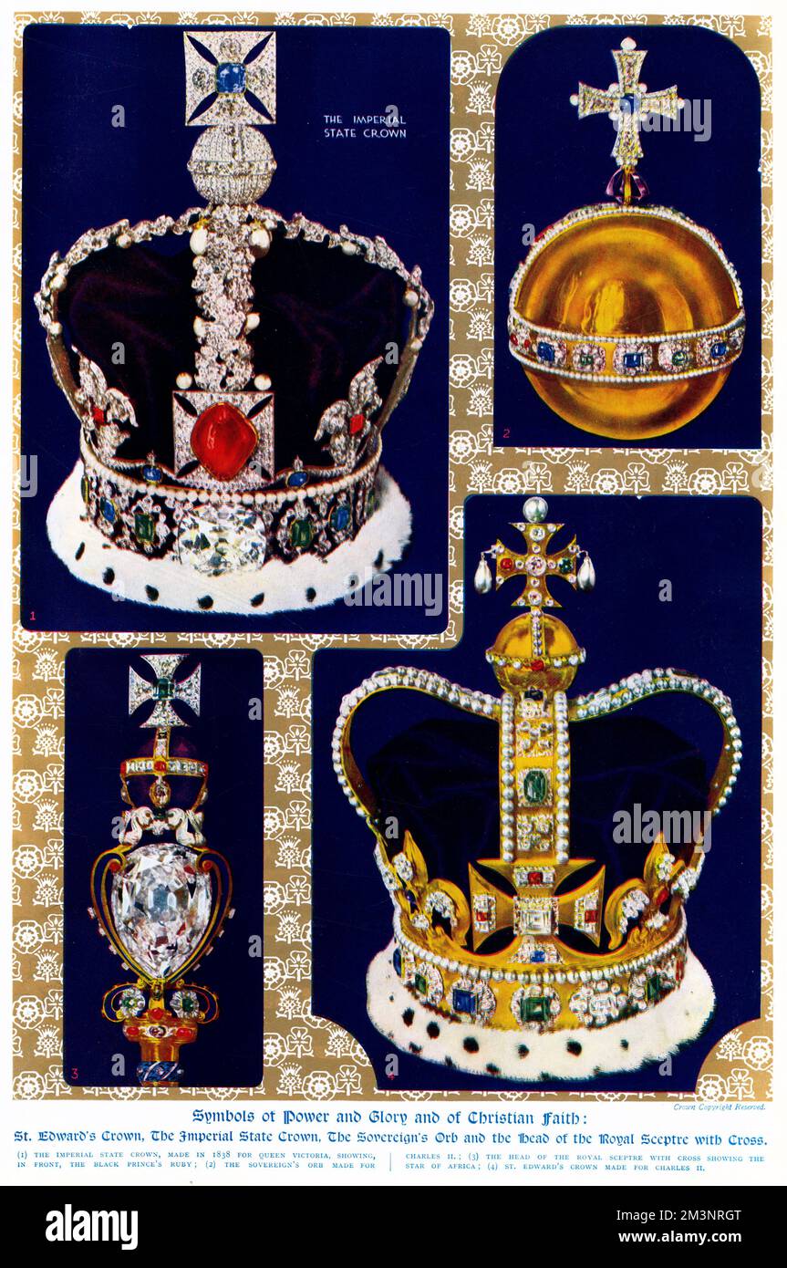 Symbols of Power and Glory and of Christian Faith Stock Photo - Alamy