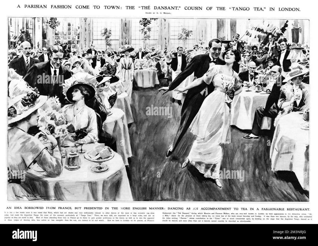 Tango tea, London 1913 Stock Photo - Alamy