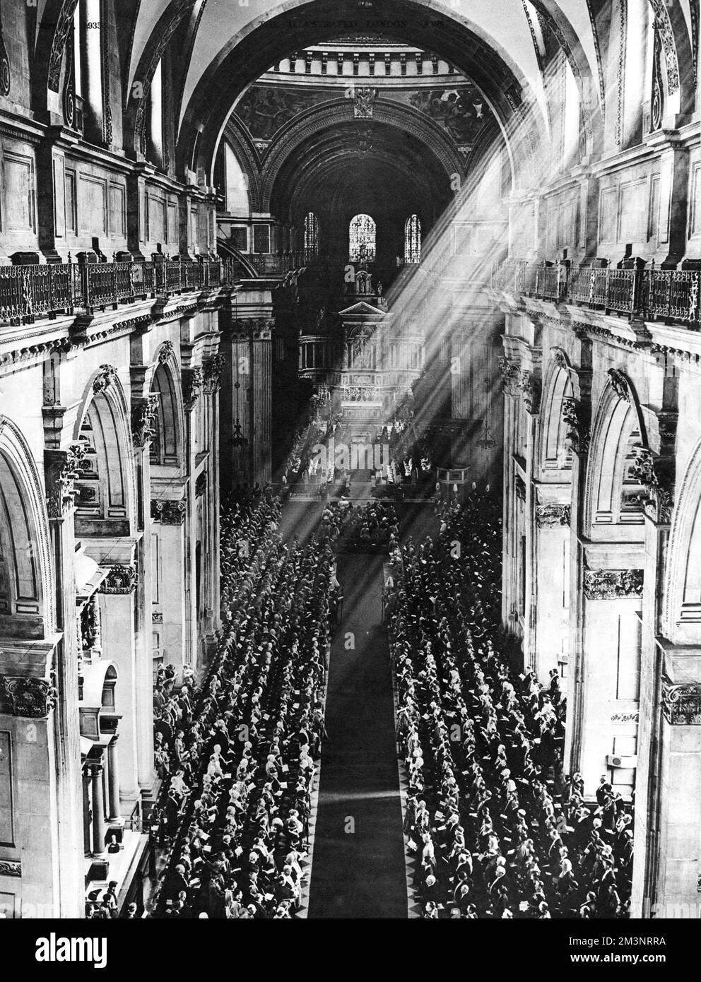 King George V Silver Jubilee celebrations, 1935 - St Paul's Stock Photo ...