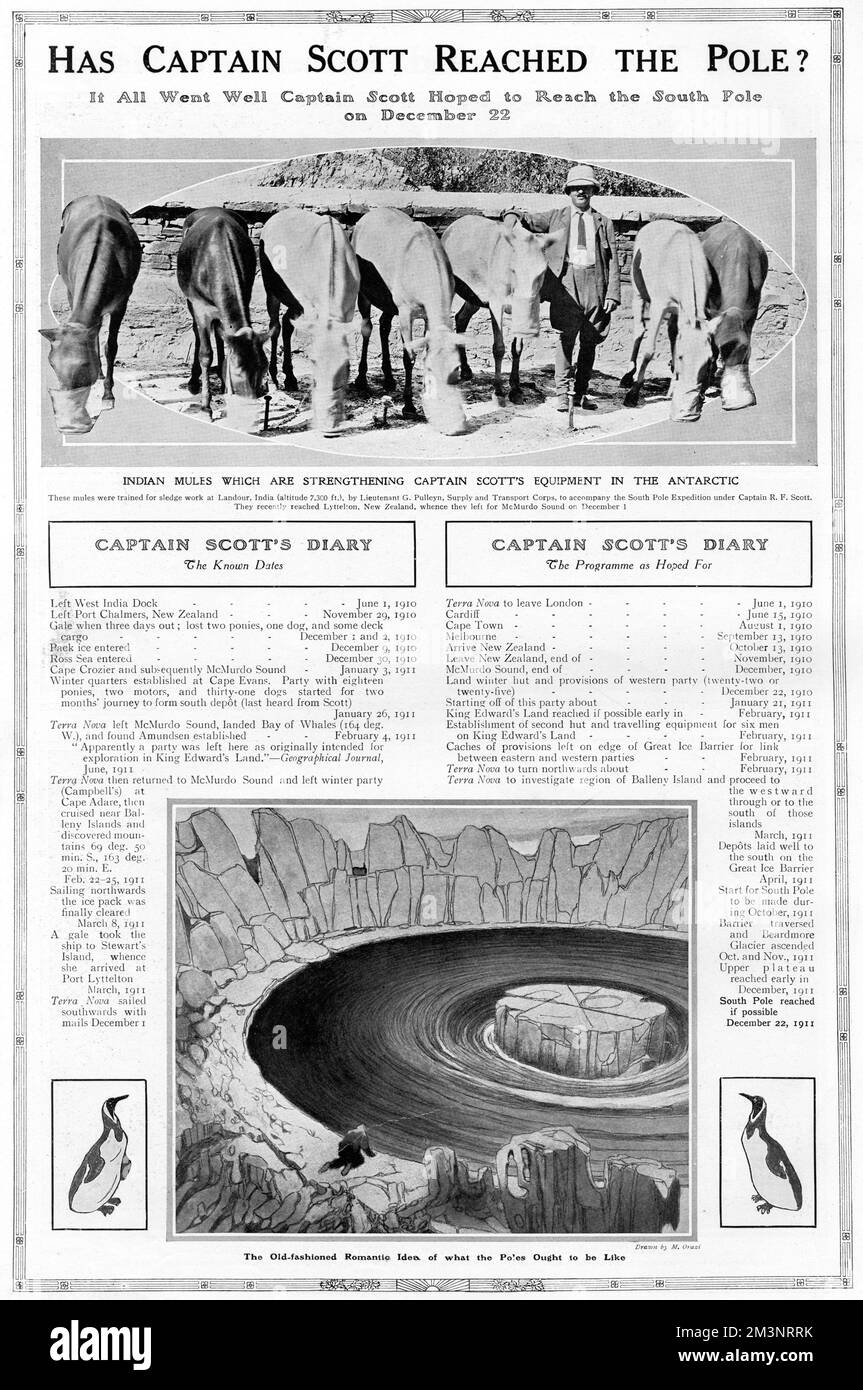 Captain scott expedition 1911 hi-res stock photography and images - Alamy