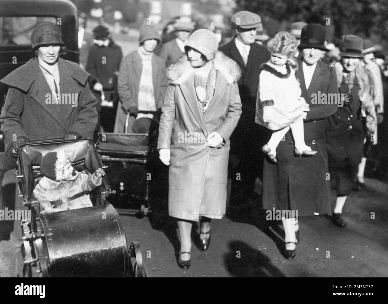 Royal party with nurse Clara Cooper Knight Stock Photo - Alamy