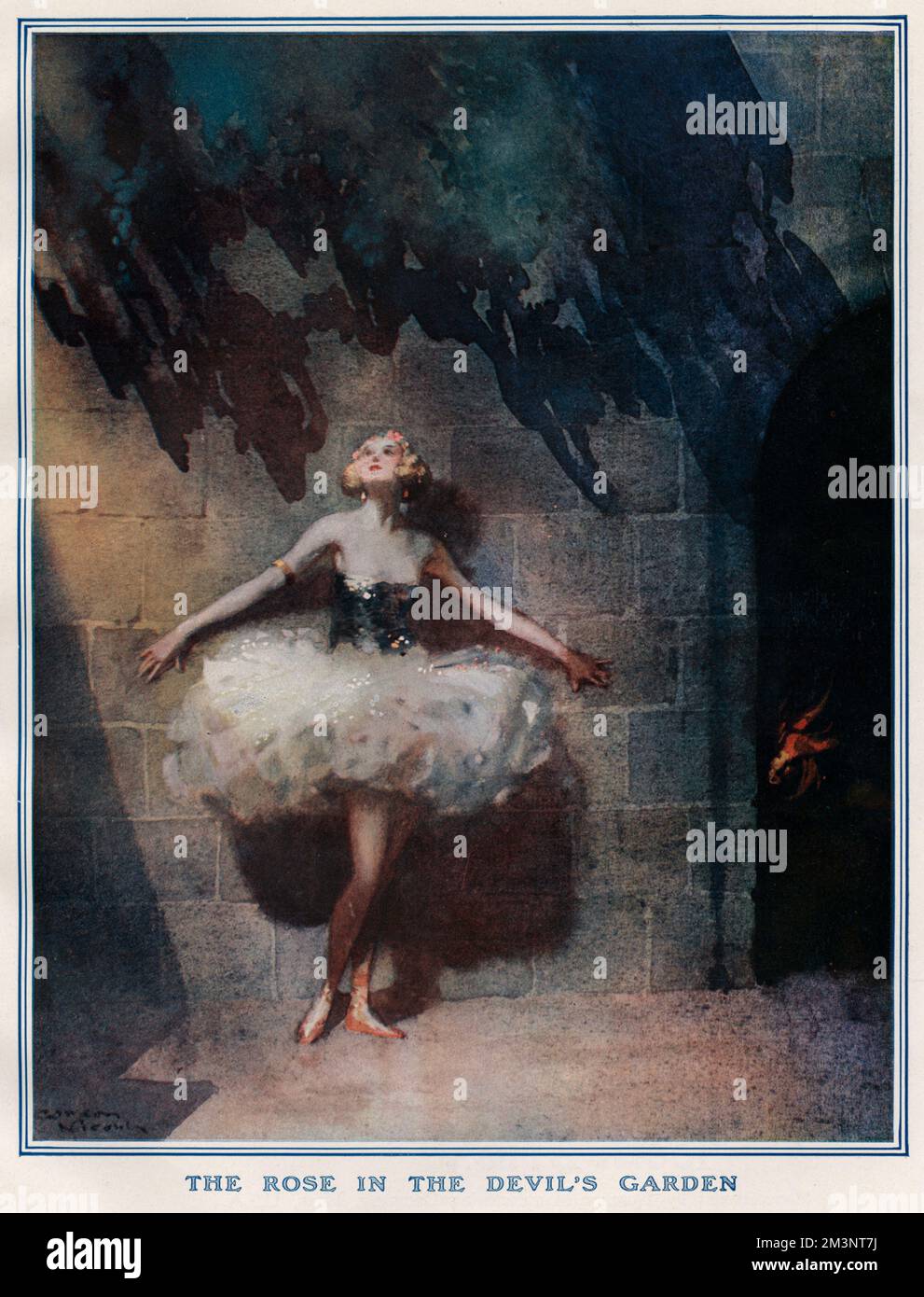 'The Rose in the Devils Garden' by Gordon Nicoll Pretty young blonde ...