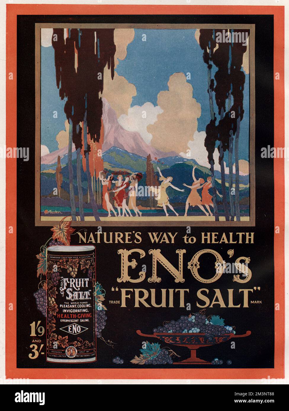 Eno's Fruit Salt Advertisement Stock Photo - Alamy