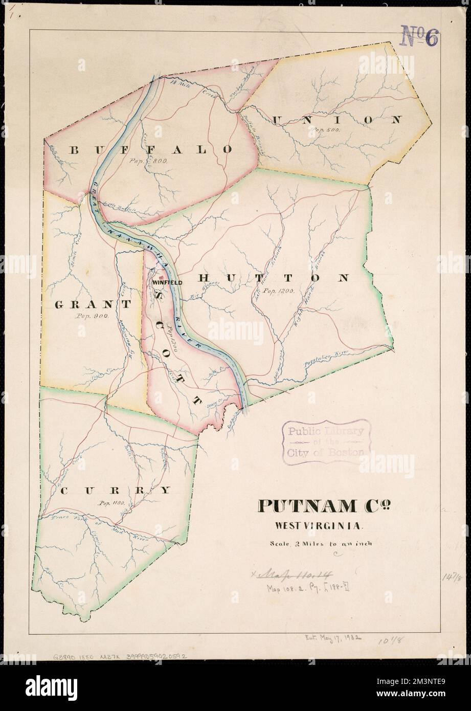 Virginia county map hi-res stock photography and images - Alamy