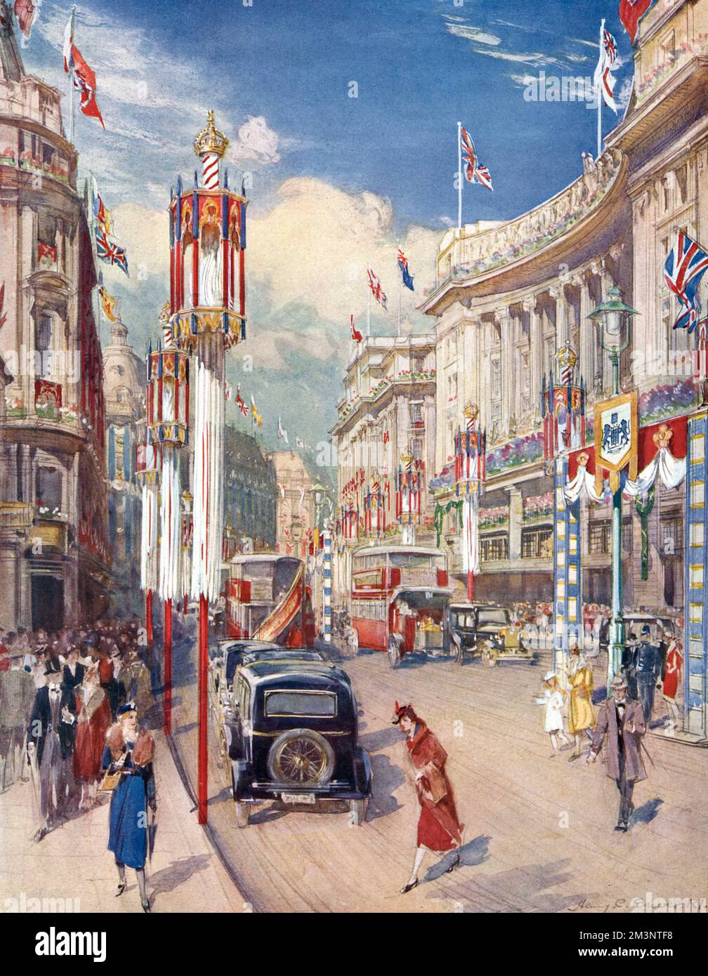 Regent street london 1930s hi-res stock photography and images - Alamy
