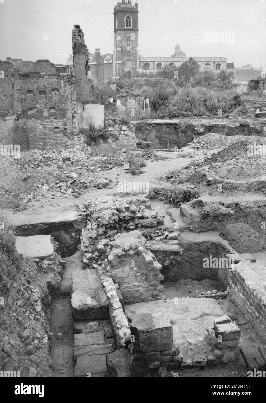 Roman london dig hi-res stock photography and images - Alamy