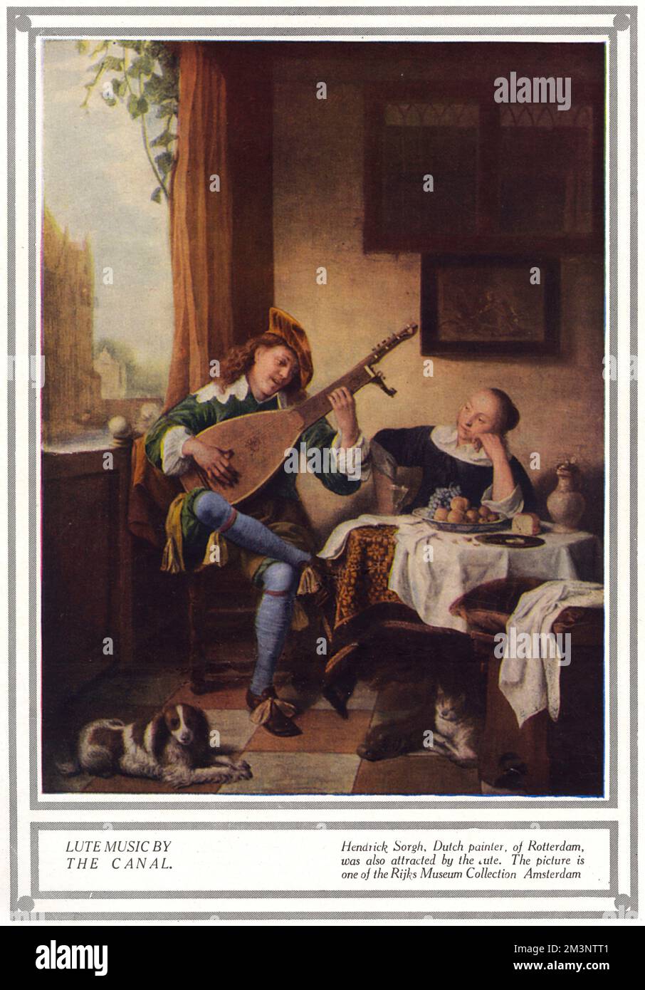 Musician lute art hi-res stock photography and images - Alamy