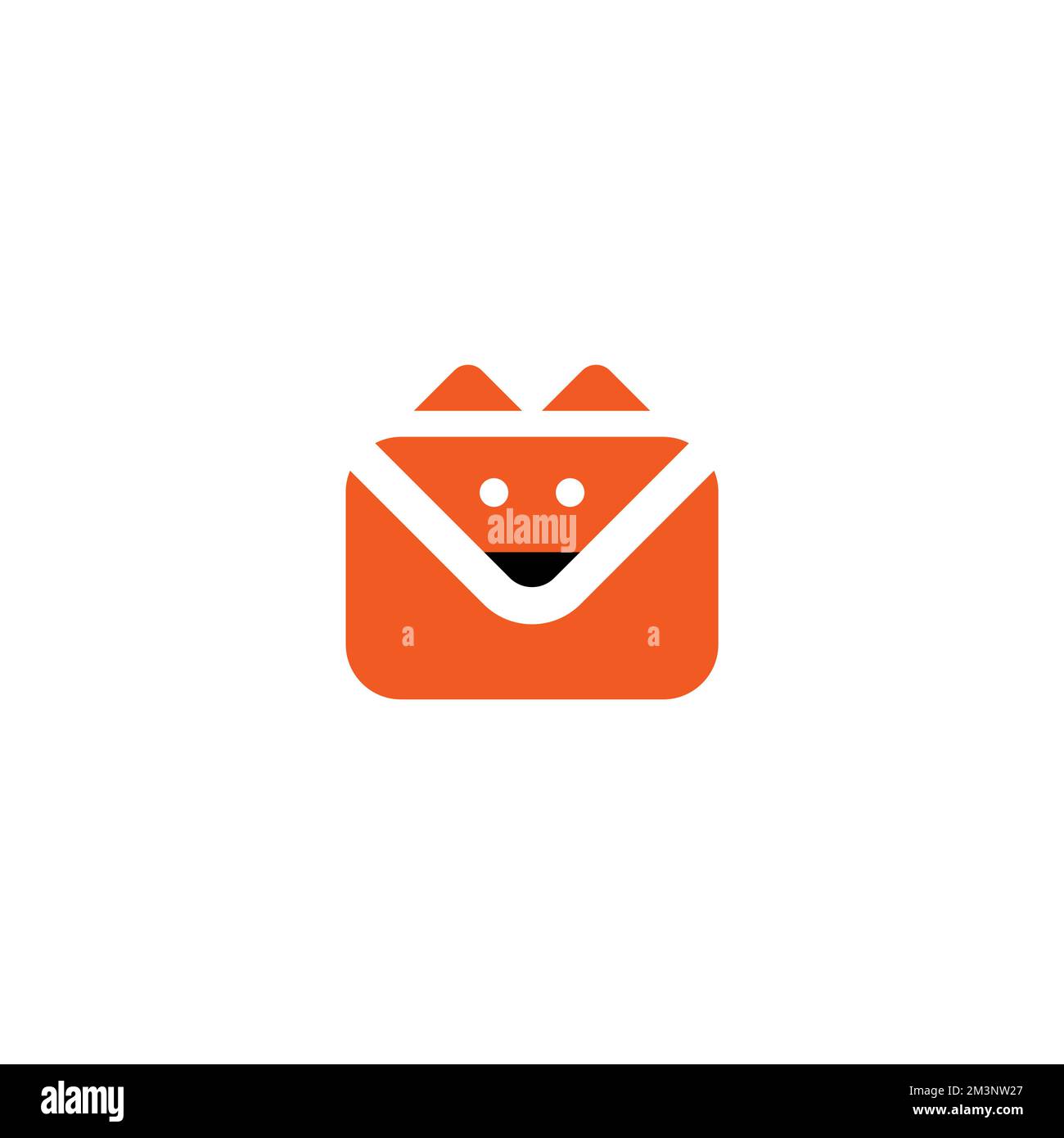 Mail Fox Logo Design. Fox Icon Fun Stock Vector Image & Art - Alamy