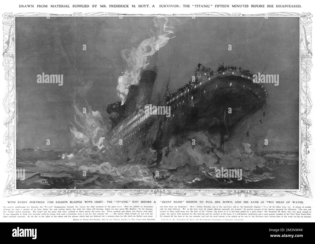 Titanic sink survivor hi-res stock photography and images - Alamy