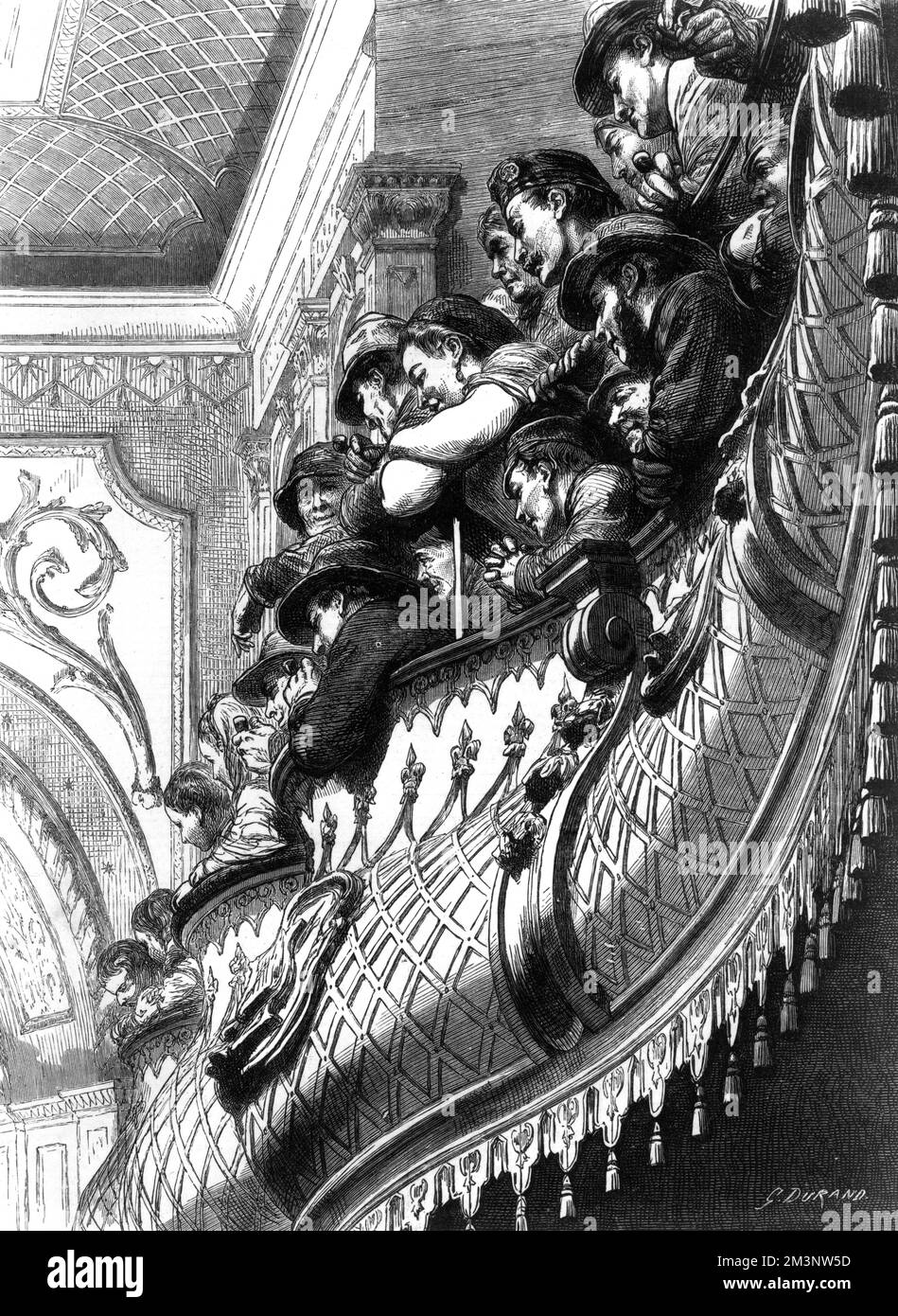 Audience watching a play Black and White Stock Photos & Images - Alamy