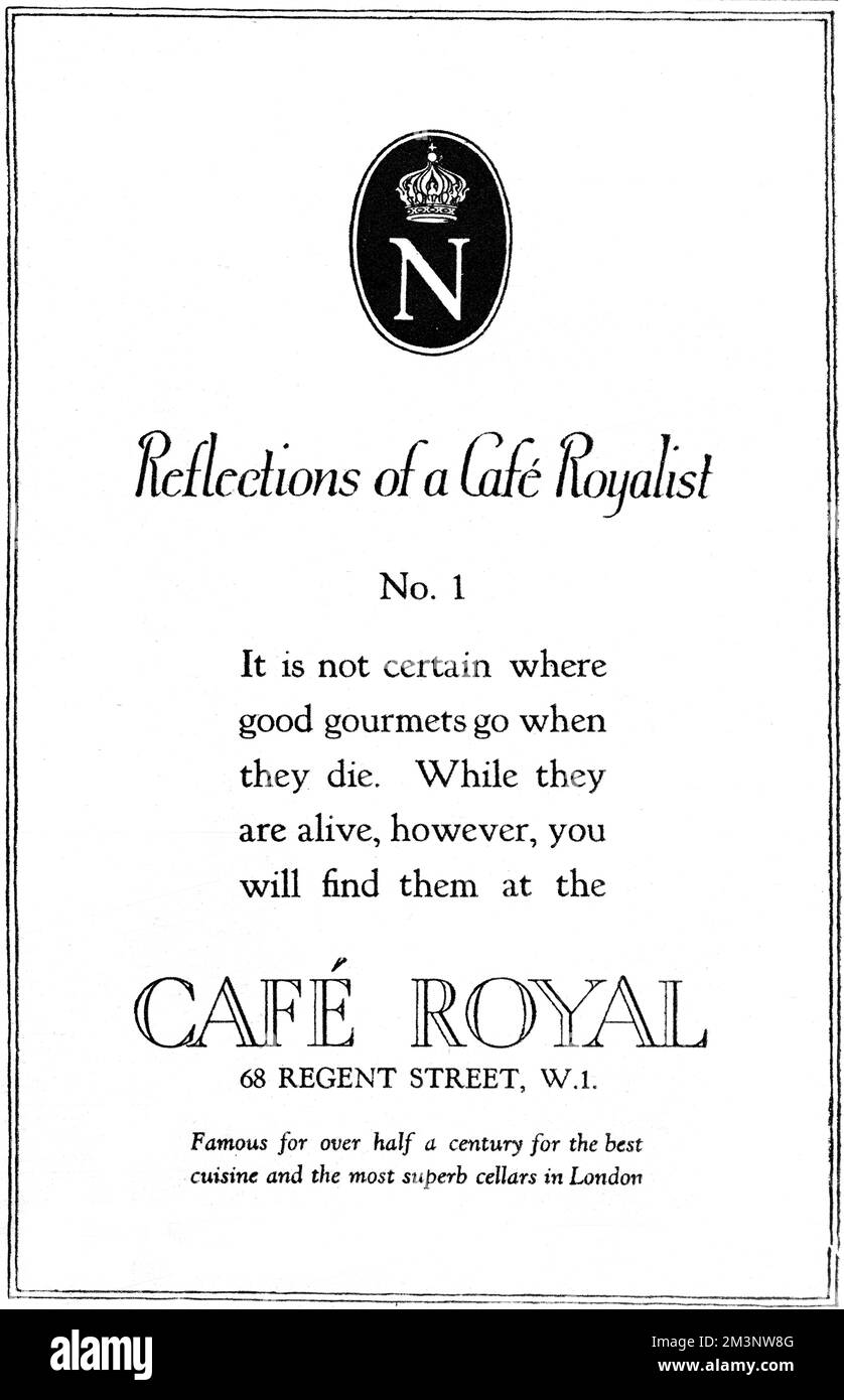 Advertisement of cafe Cut Out Stock Images & Pictures - Alamy