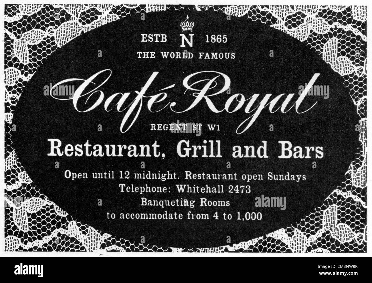Royal advertising Black and White Stock Photos & Images - Alamy
