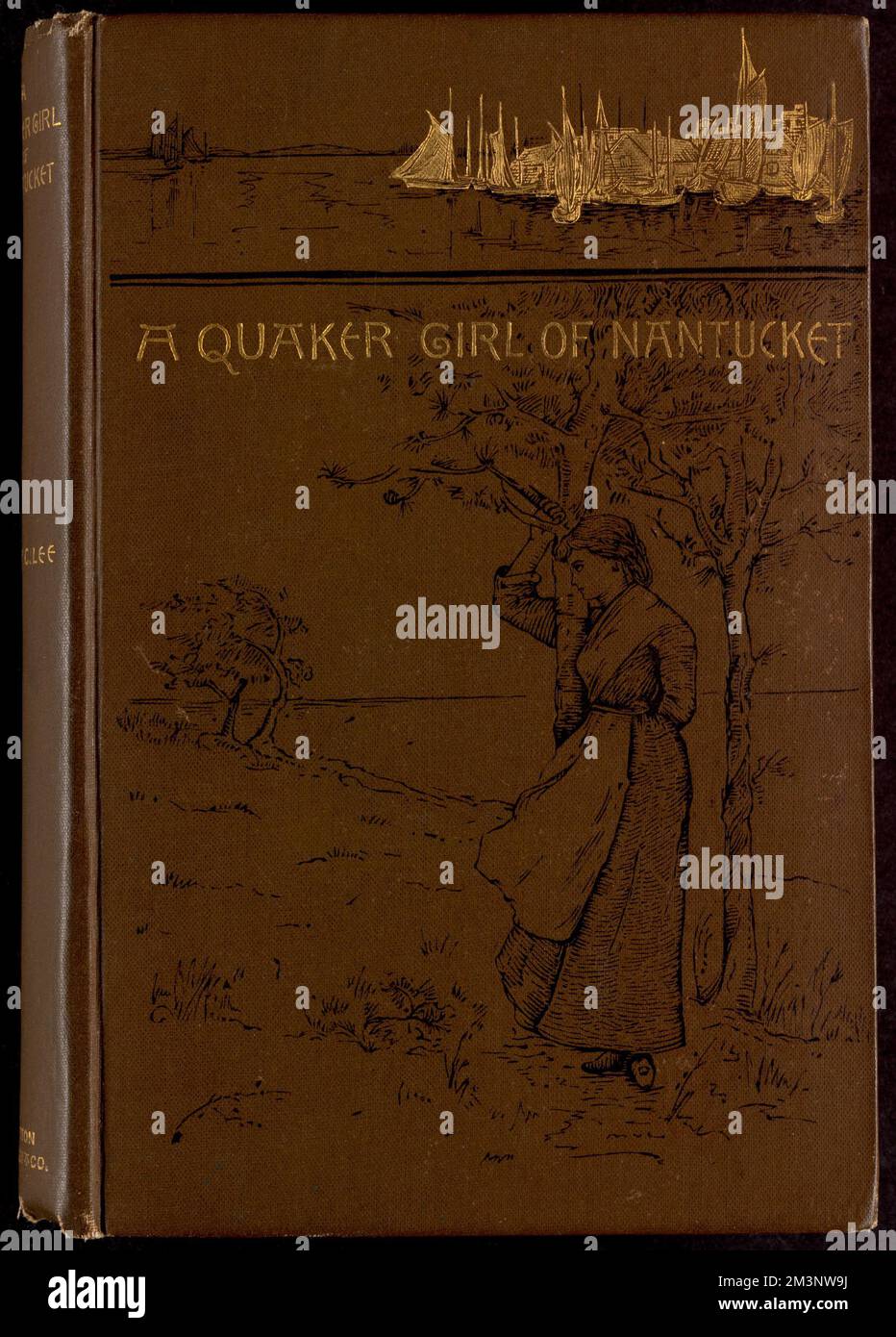 A Quaker girl of Nantucket [Front cover] Stock Photo - Alamy