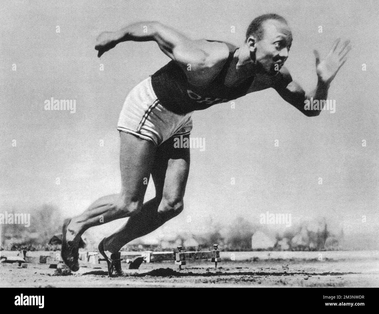 Jesse Owens, Berlin 1936 Olympics Stock Photo - Alamy