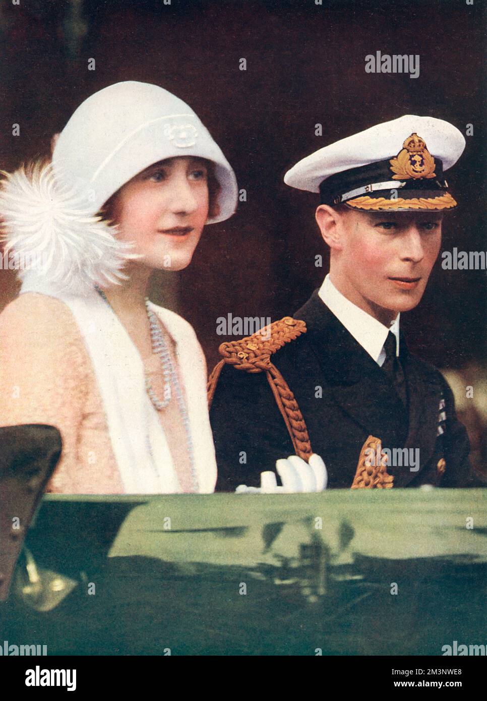 The Duke and Duchess of York (later King George VI and Queen Elizabeth ...
