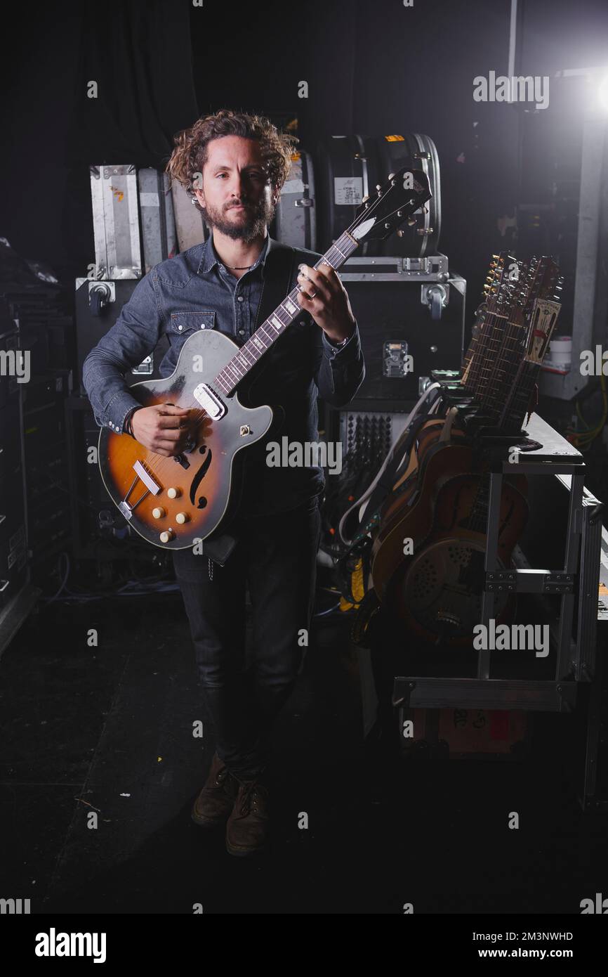 John Butler photographed at the O2 Academy, Bristol Stock Photo - Alamy