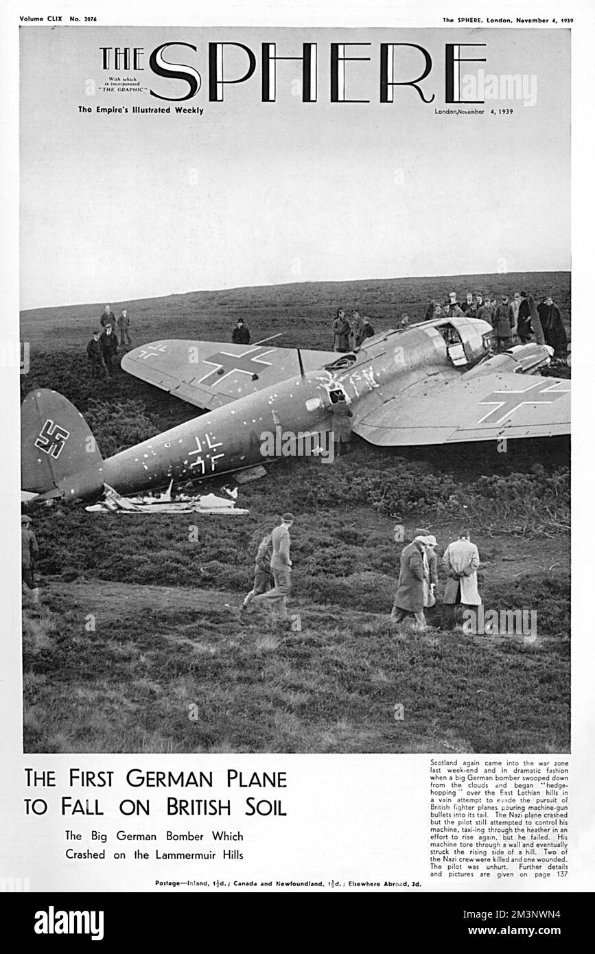 Second world war plane crash hi-res stock photography and images - Alamy