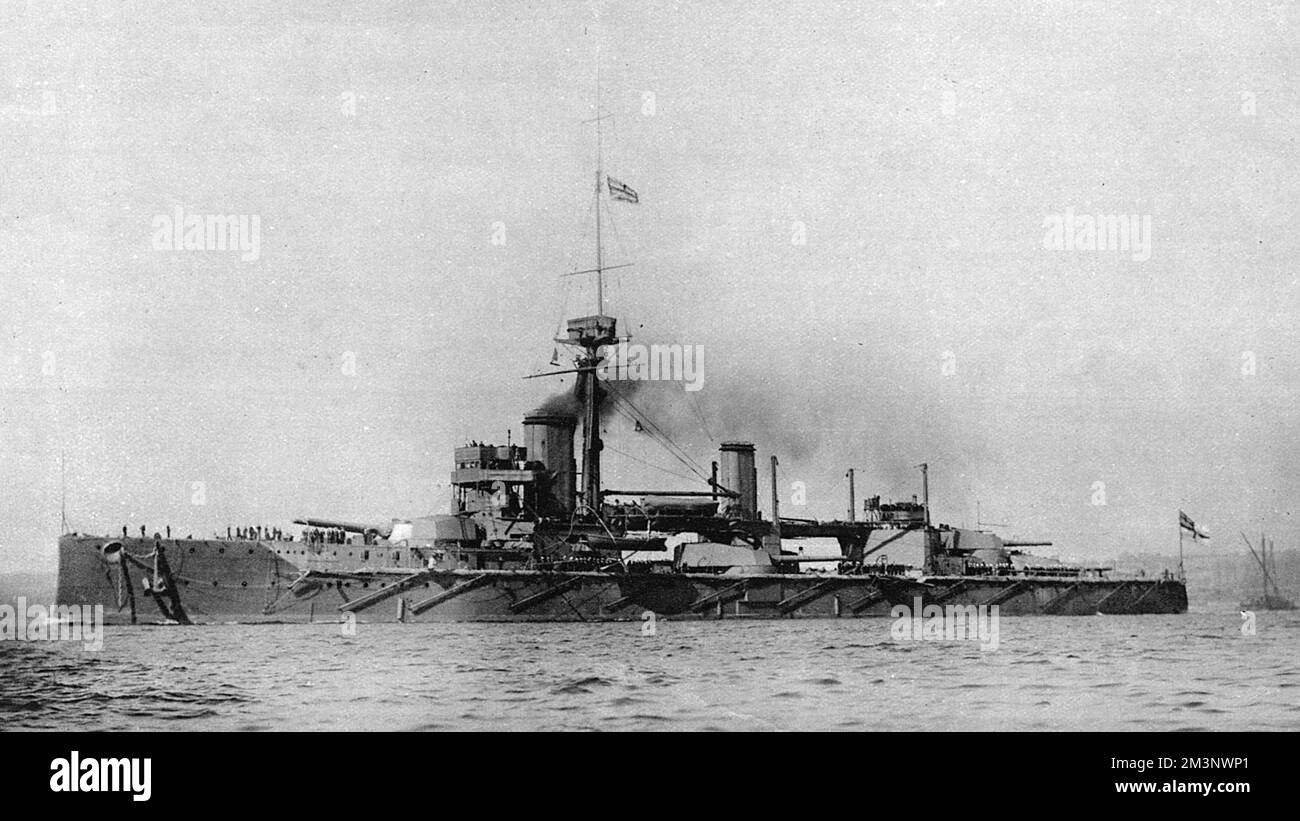 HMS Colossus, a British dreadnought launched in 1910 and commissioned ...