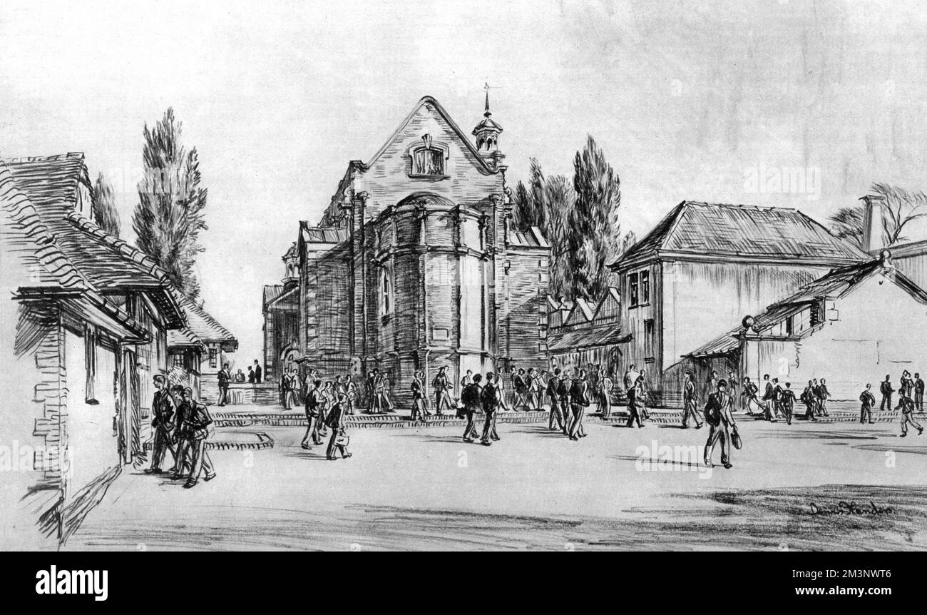 Mill Hill School, view from the Quad Stock Photo - Alamy