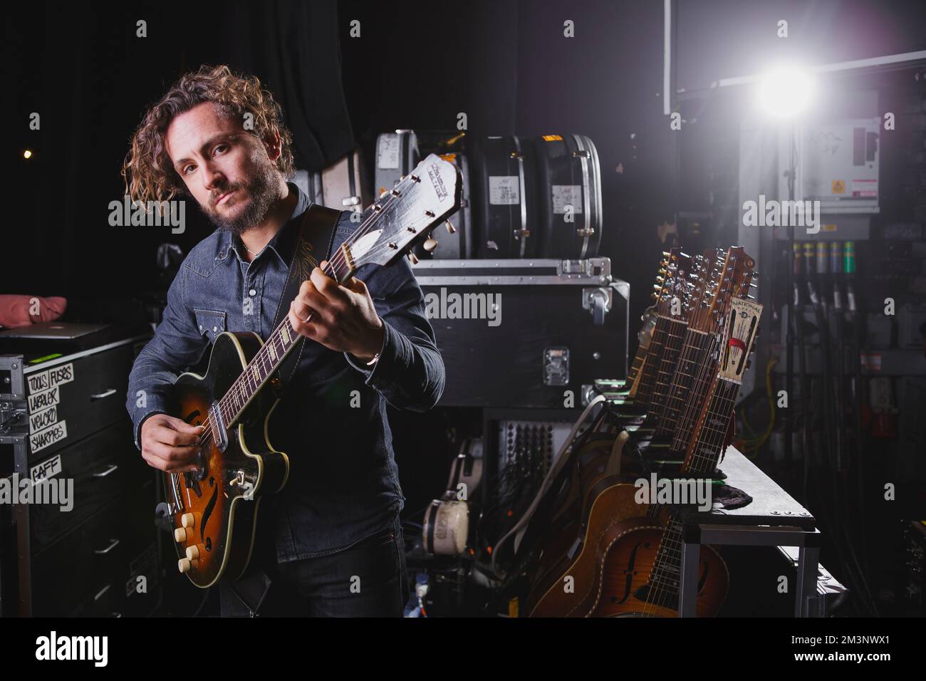 John Butler photographed at the O2 Academy, Bristol Stock Photo - Alamy