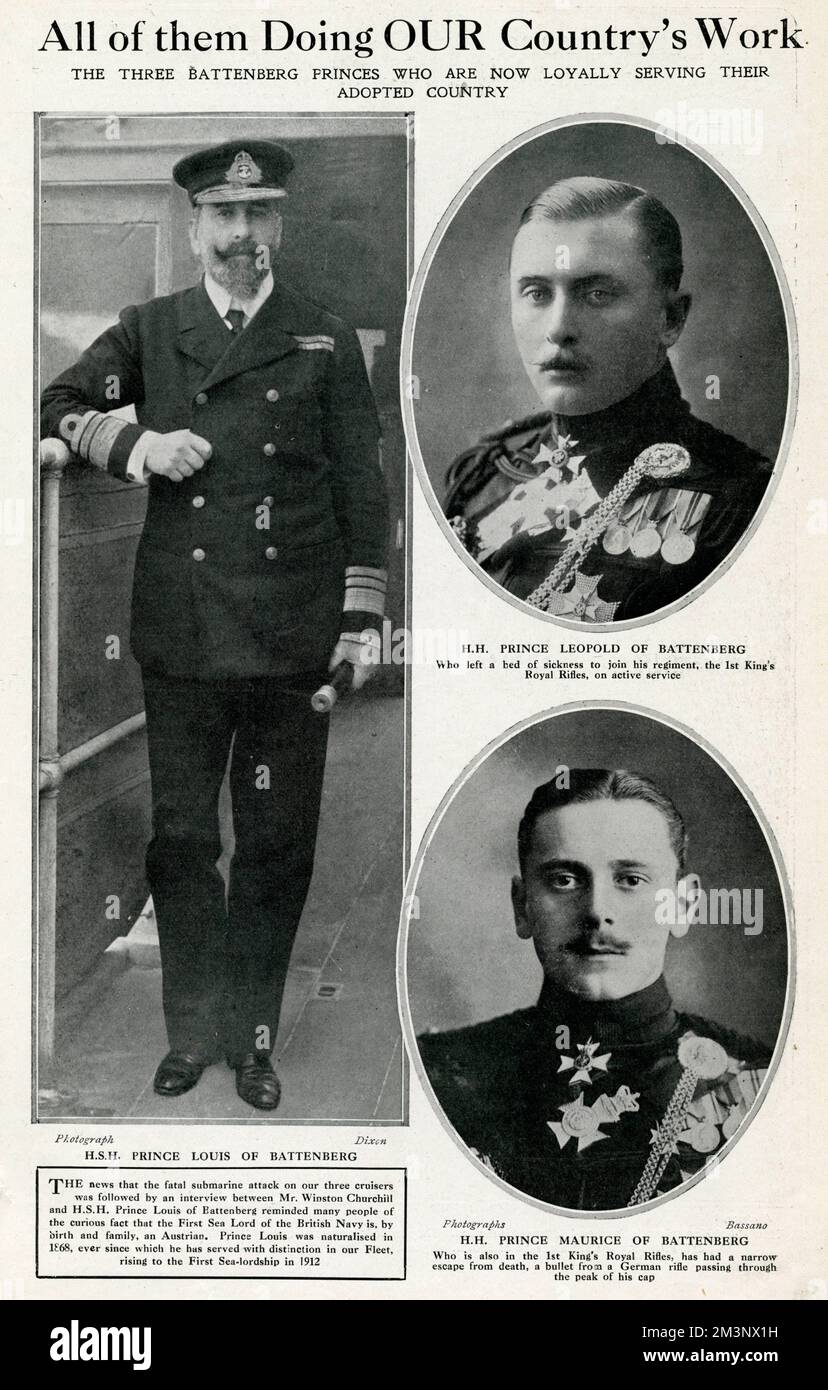 Prince maurice battenberg hi-res stock photography and images - Alamy
