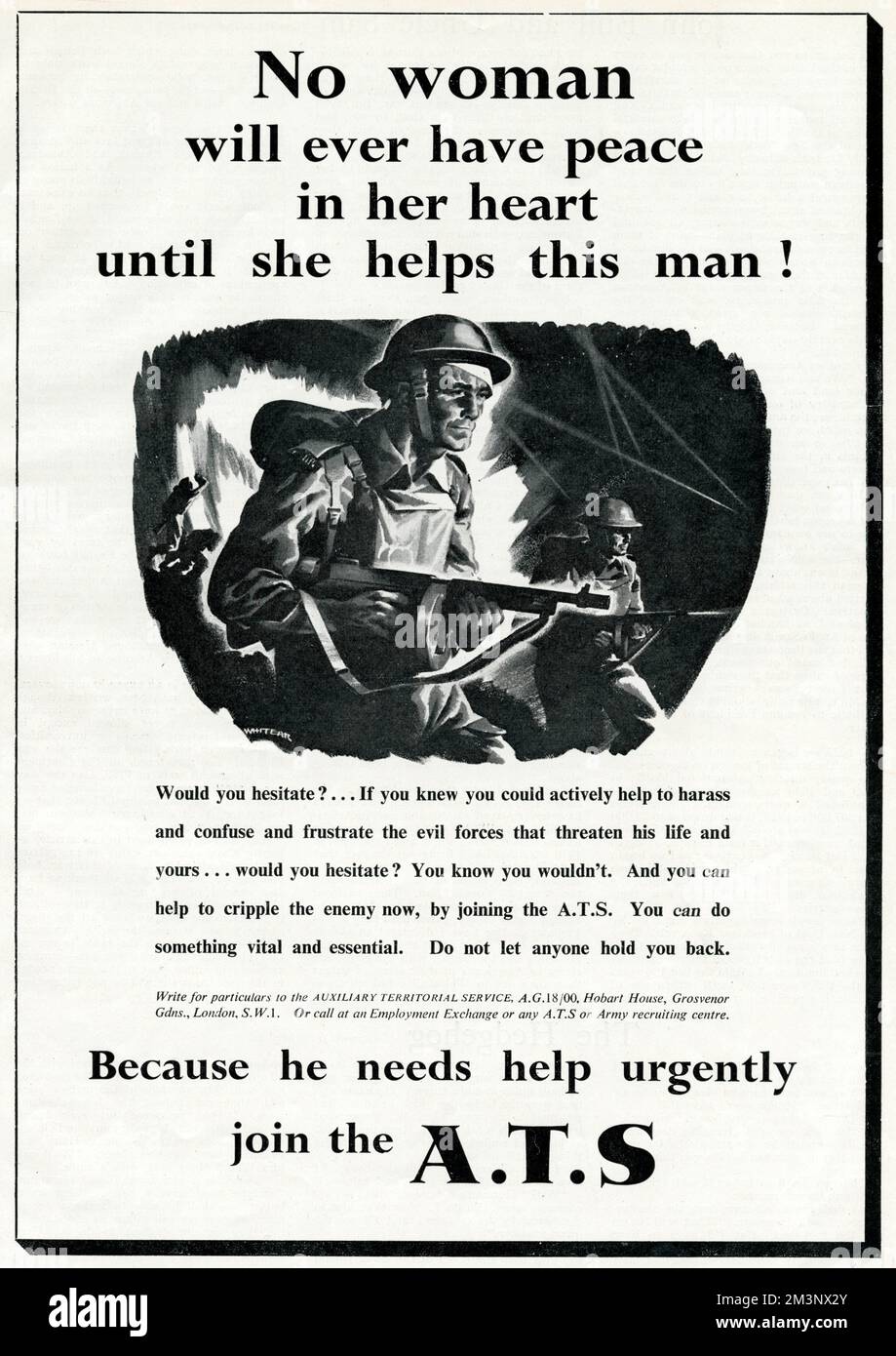 Women ats ww2 hi-res stock photography and images - Alamy