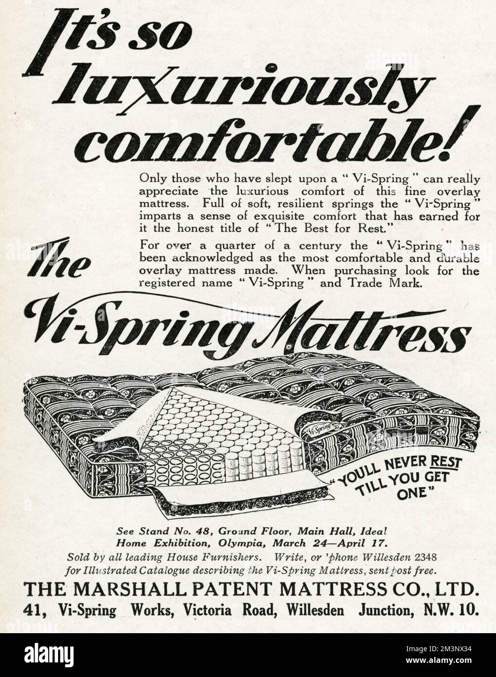 Mattress advert hi-res stock photography and images - Alamy