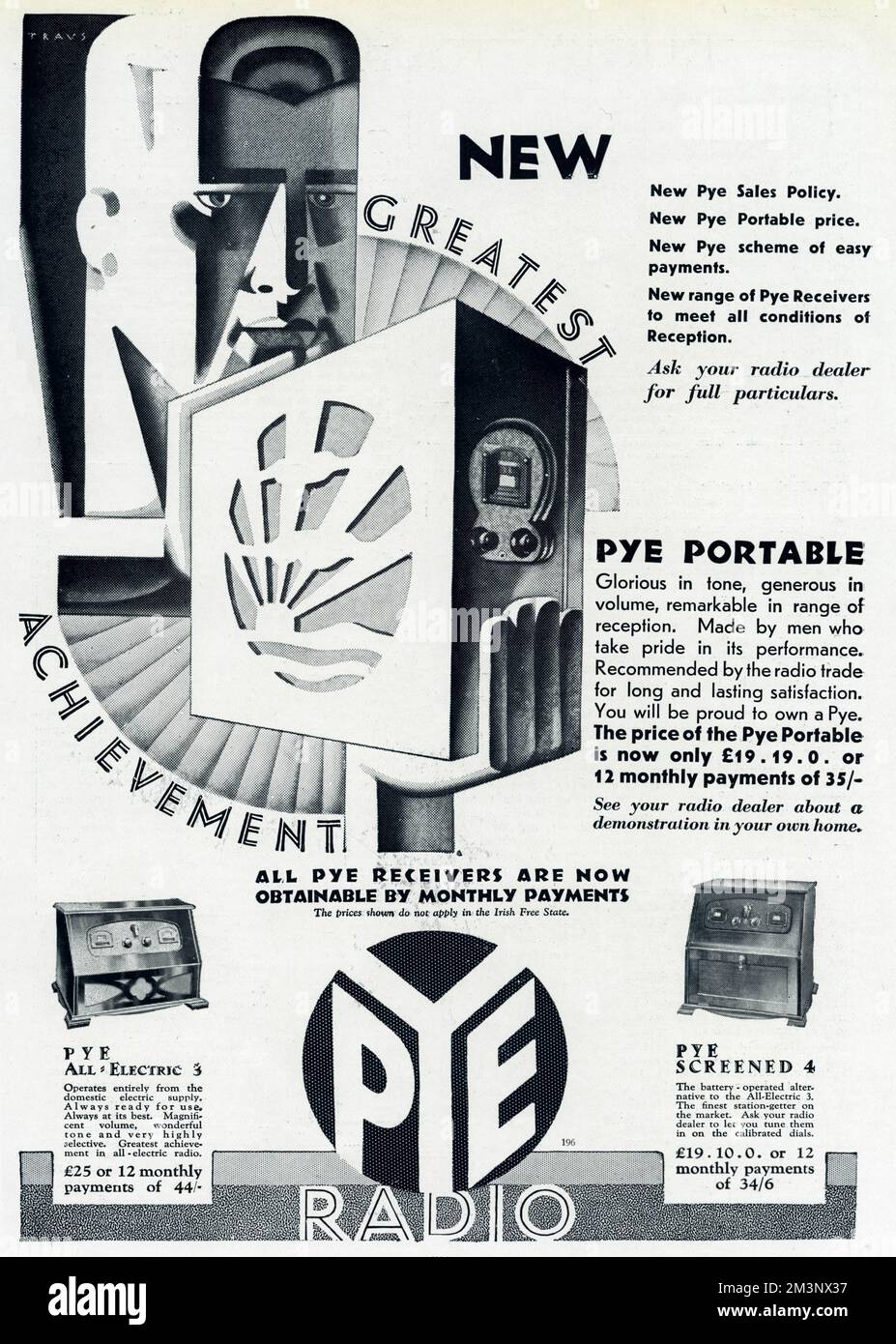 Radio advertisement 1930s hi-res stock photography and images - Alamy