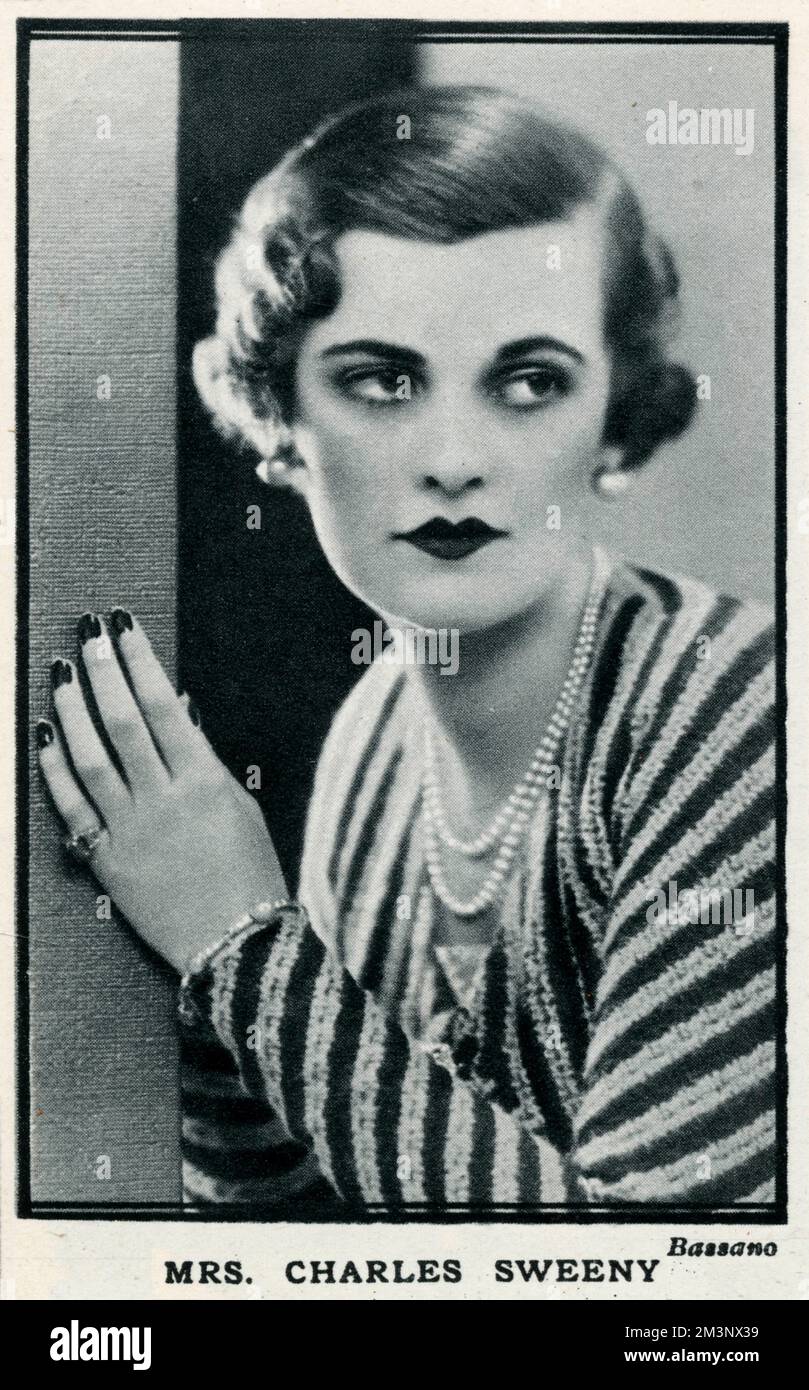 Mrs Charles Sweeny Stock Photo - Alamy