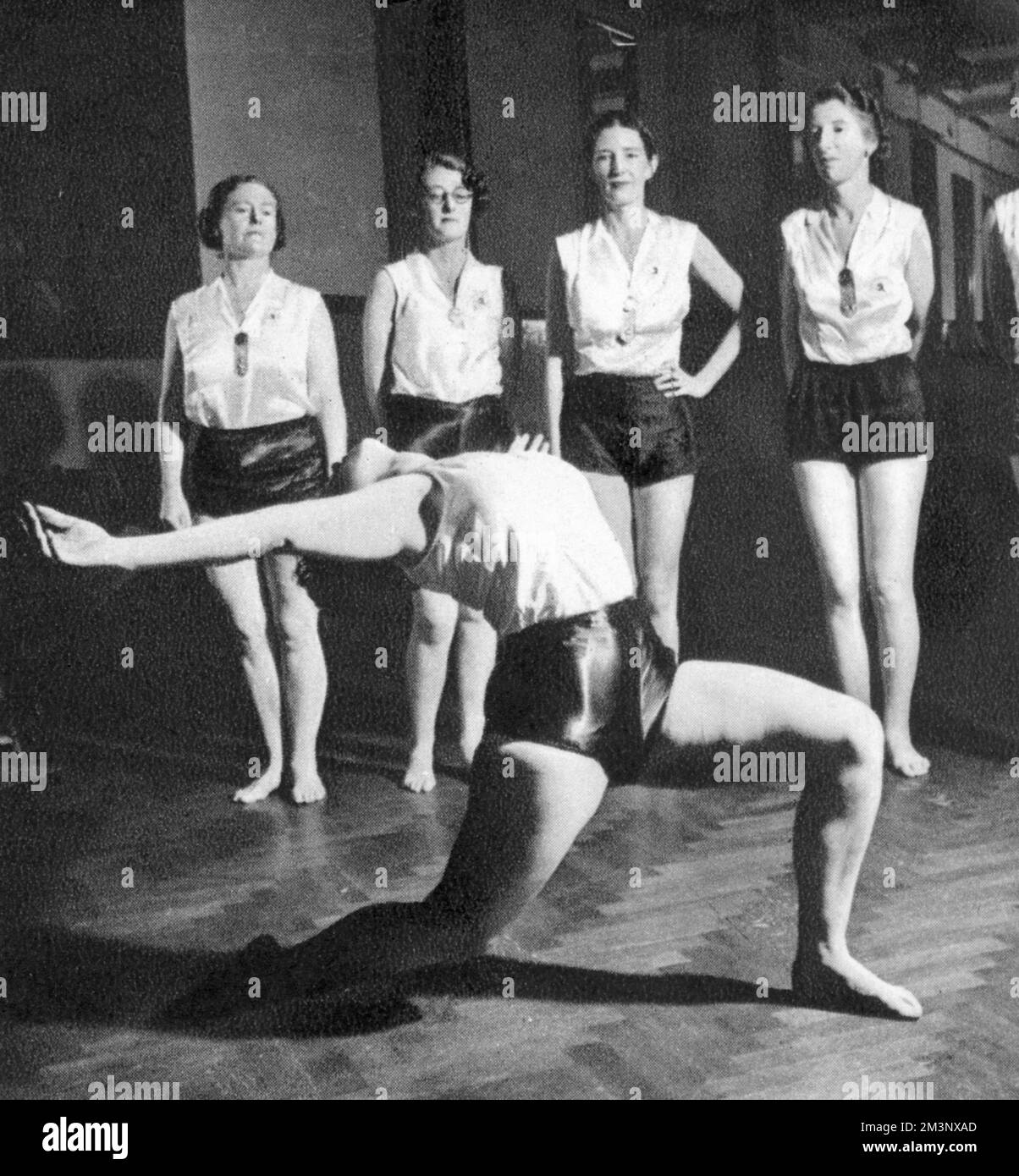 Women only exercise class Black and White Stock Photos & Images - Alamy