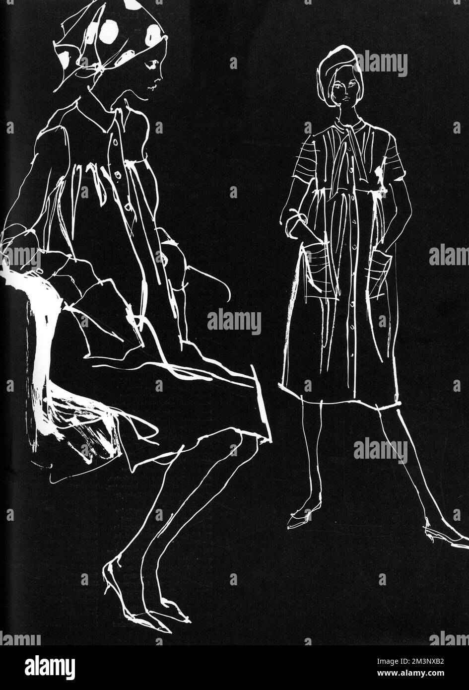 Fashion style illustrations Black and White Stock Photos & Images - Alamy