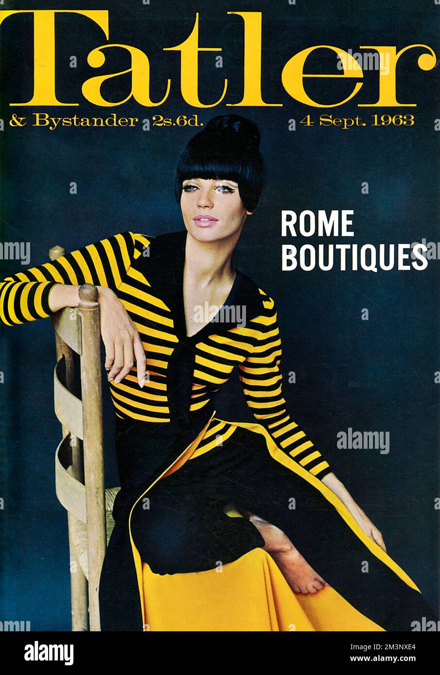 Fashion magazine black 1960s hi-res stock photography and images - Alamy