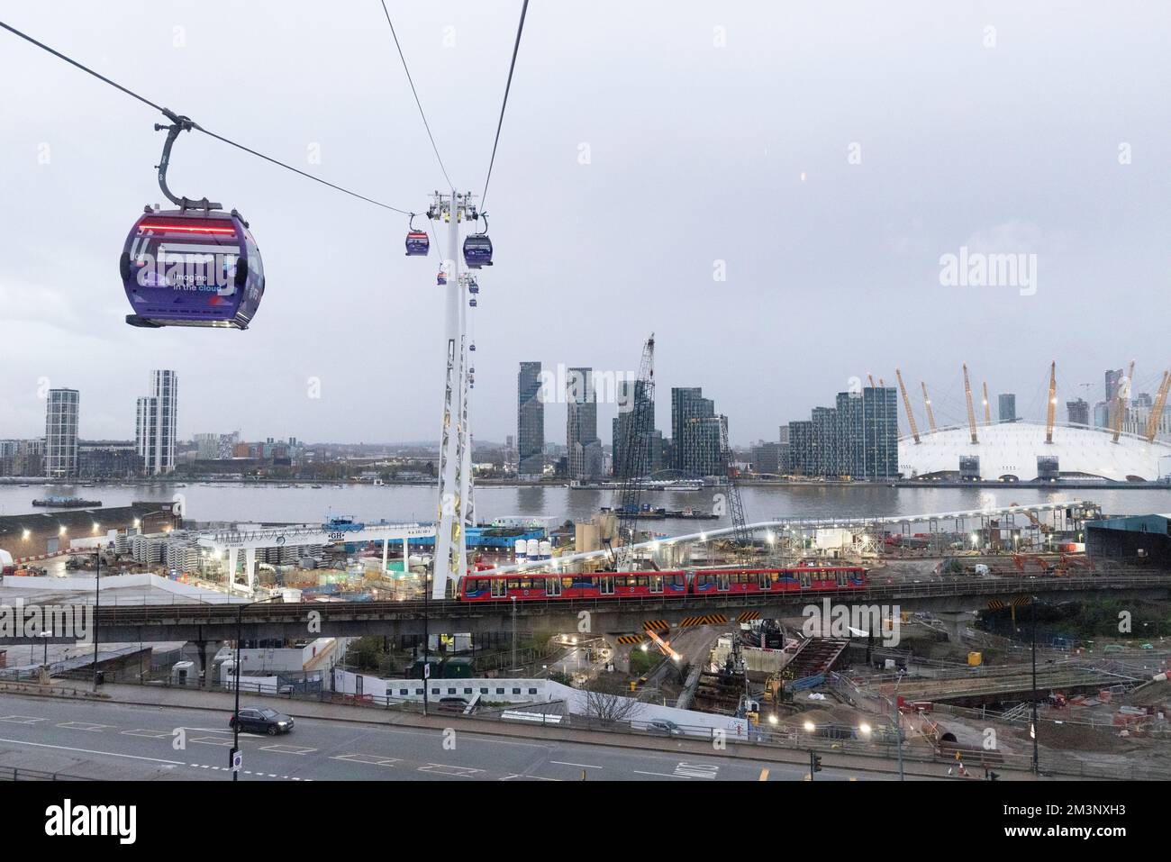 London Cable Car, also known as IFS Cloud Cable Car, operates across ...