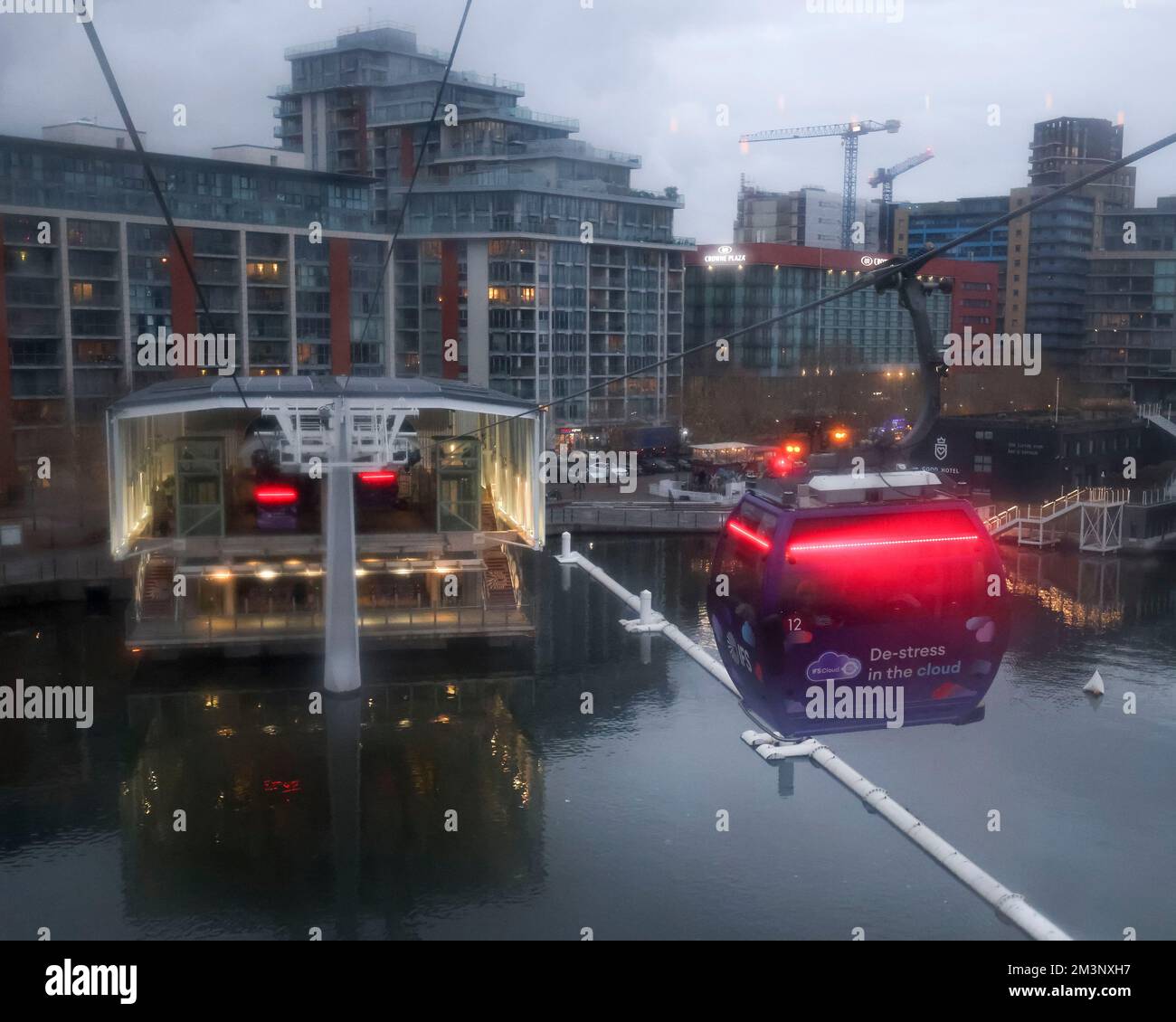 London Cable Car, also known as IFS Cloud Cable Car, operates across ...