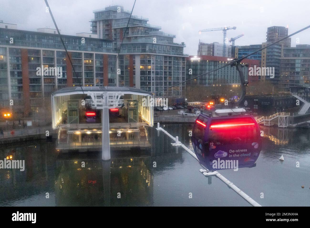 London Cable Car, also known as IFS Cloud Cable Car, operates across ...