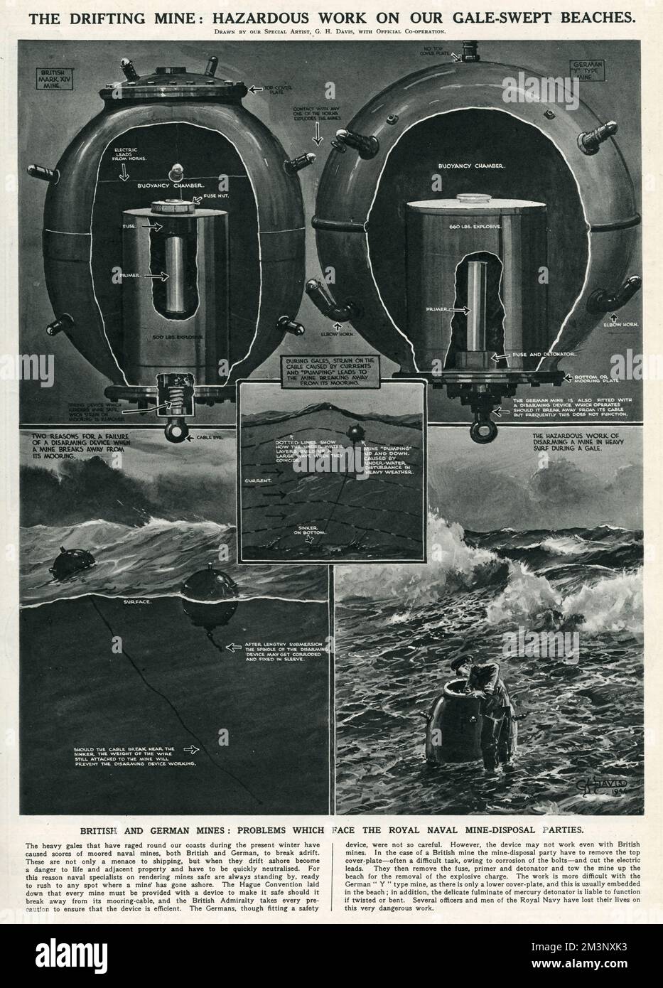 Ww2 mines hi-res stock photography and images - Alamy