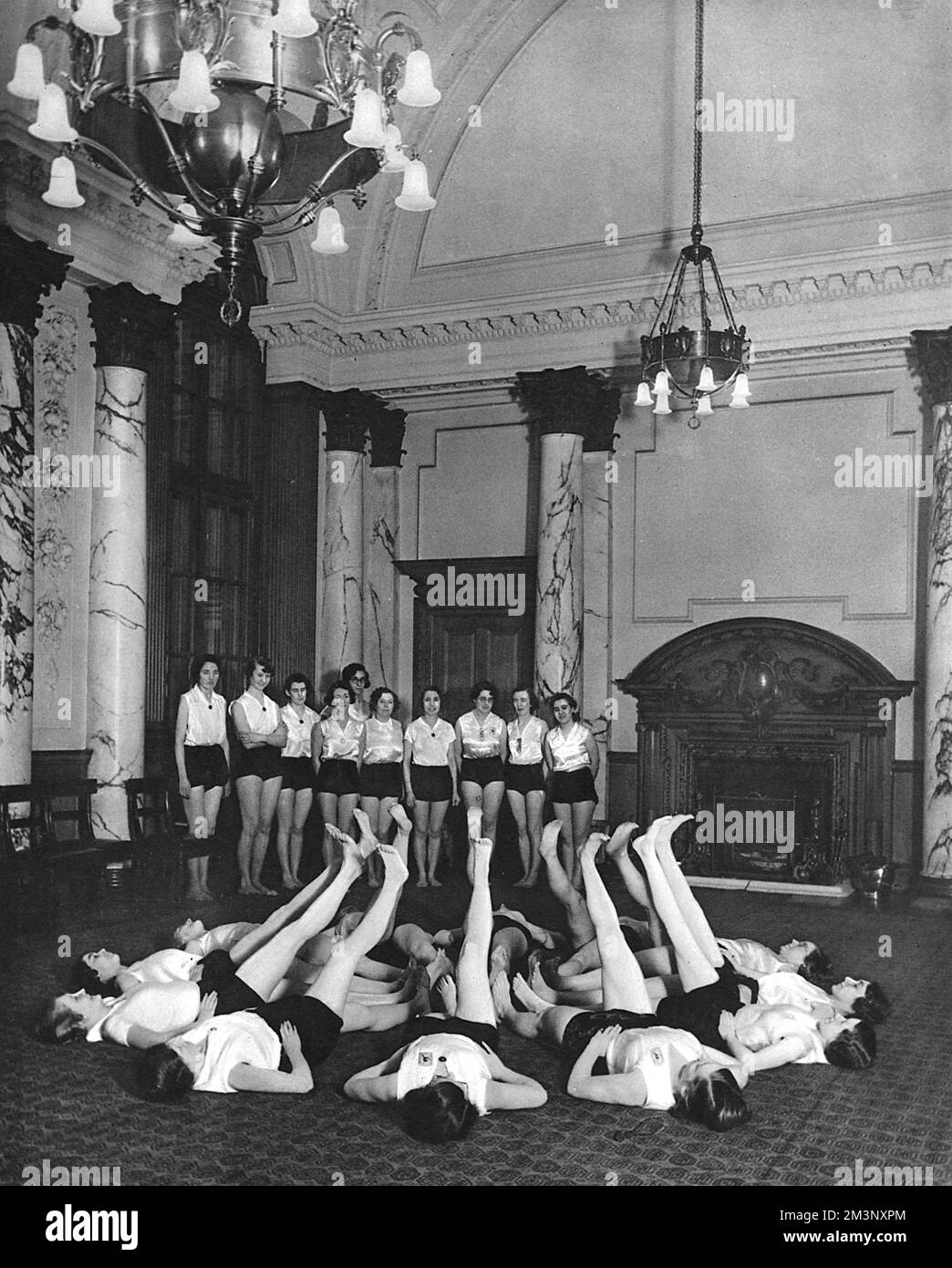 Staff exercises hi-res stock photography and images - Alamy