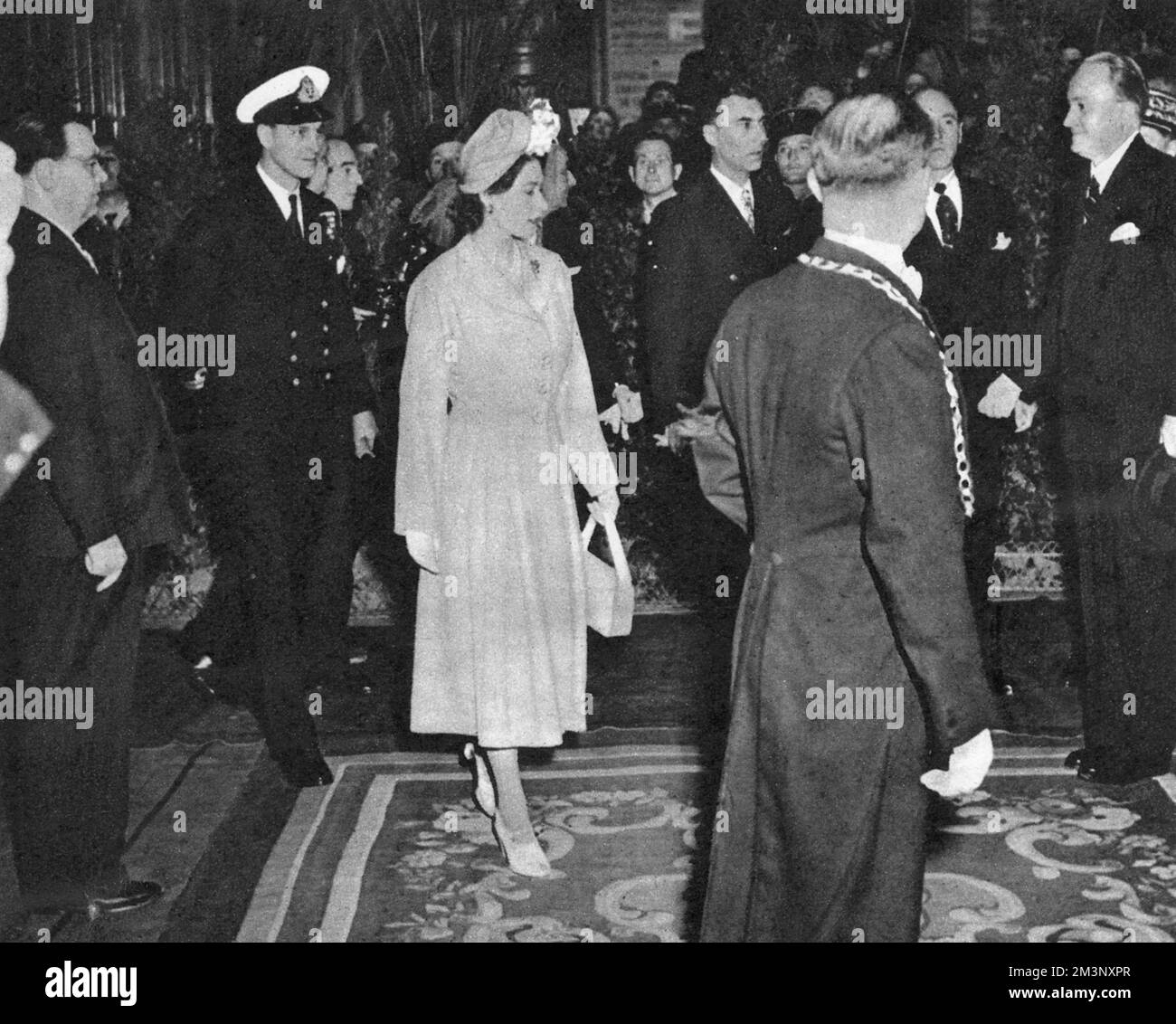 Princess Elizabeth in Paris Stock Photo - Alamy