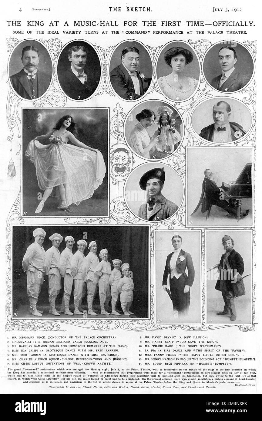 Royal variety performance london Black and White Stock Photos & Images ...