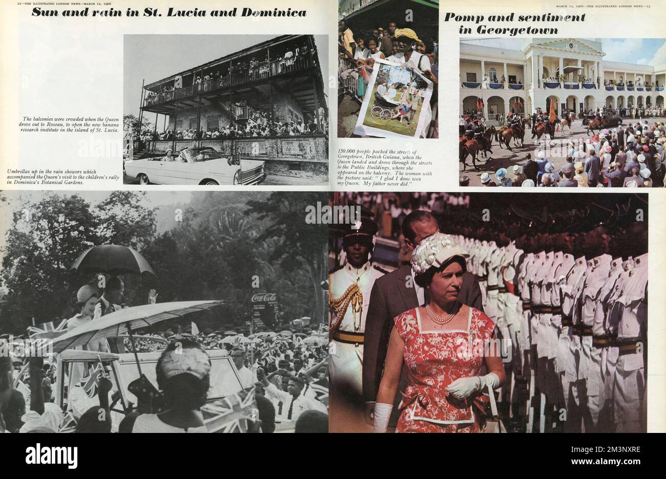 Queen elizabeth prince philip st lucia hi-res stock photography and ...