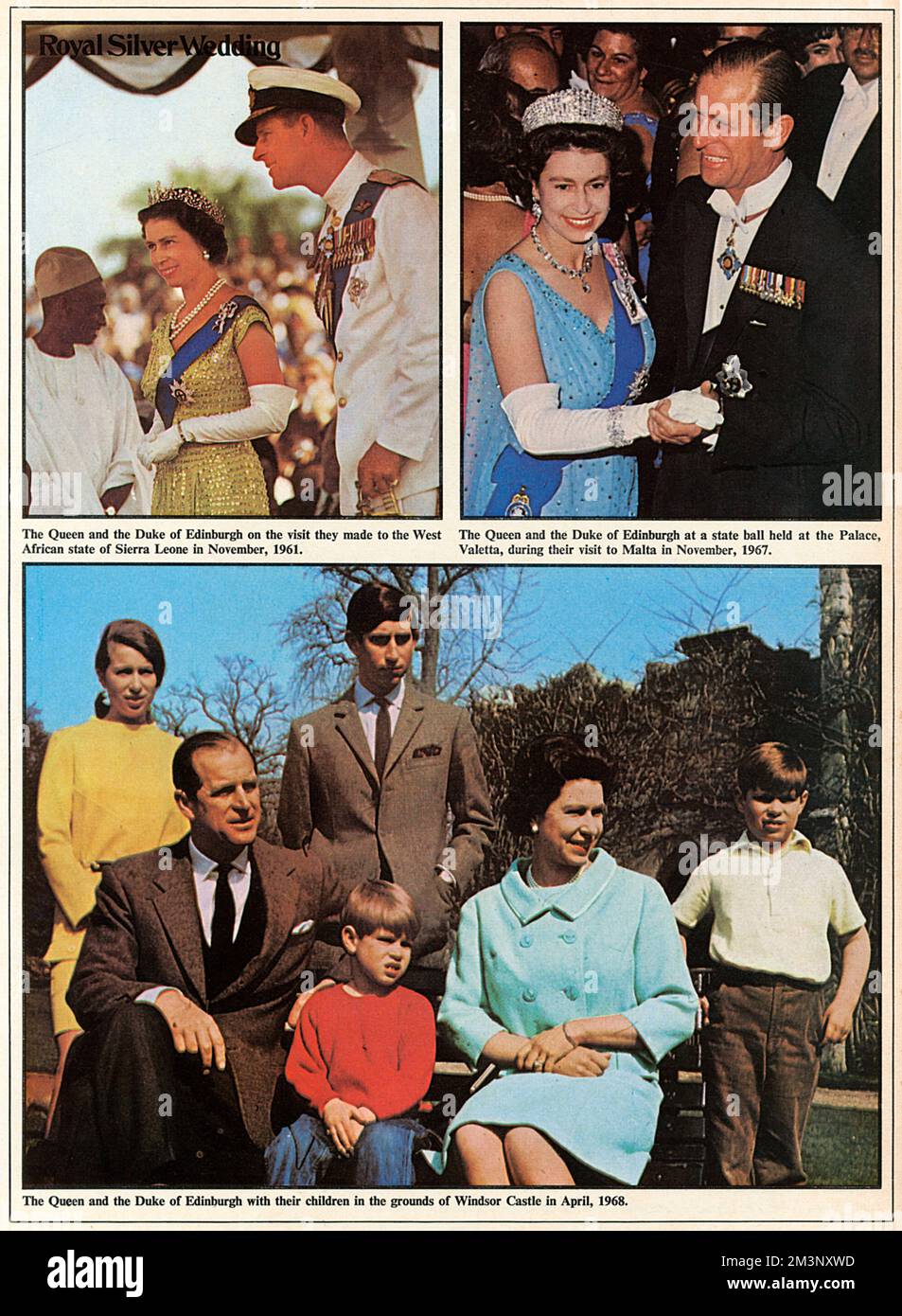 Scenes from the life of Queen Elizabeth II Stock Photo - Alamy