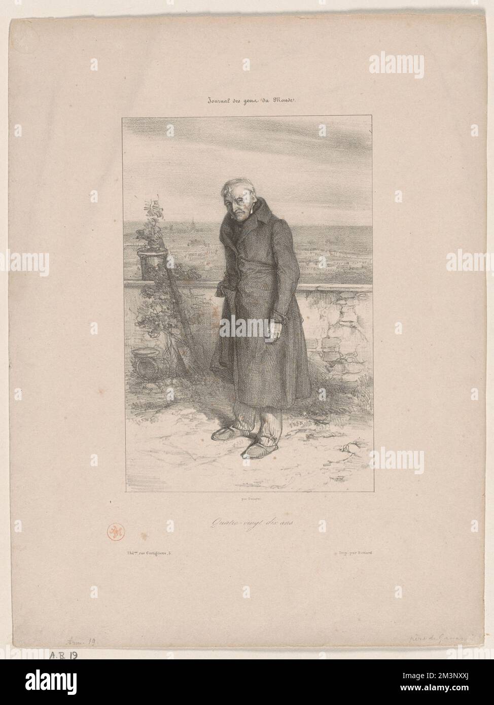 Quatre-vignt dix ans (Chevallier père de Gavarni) , Fathers. Paul ...