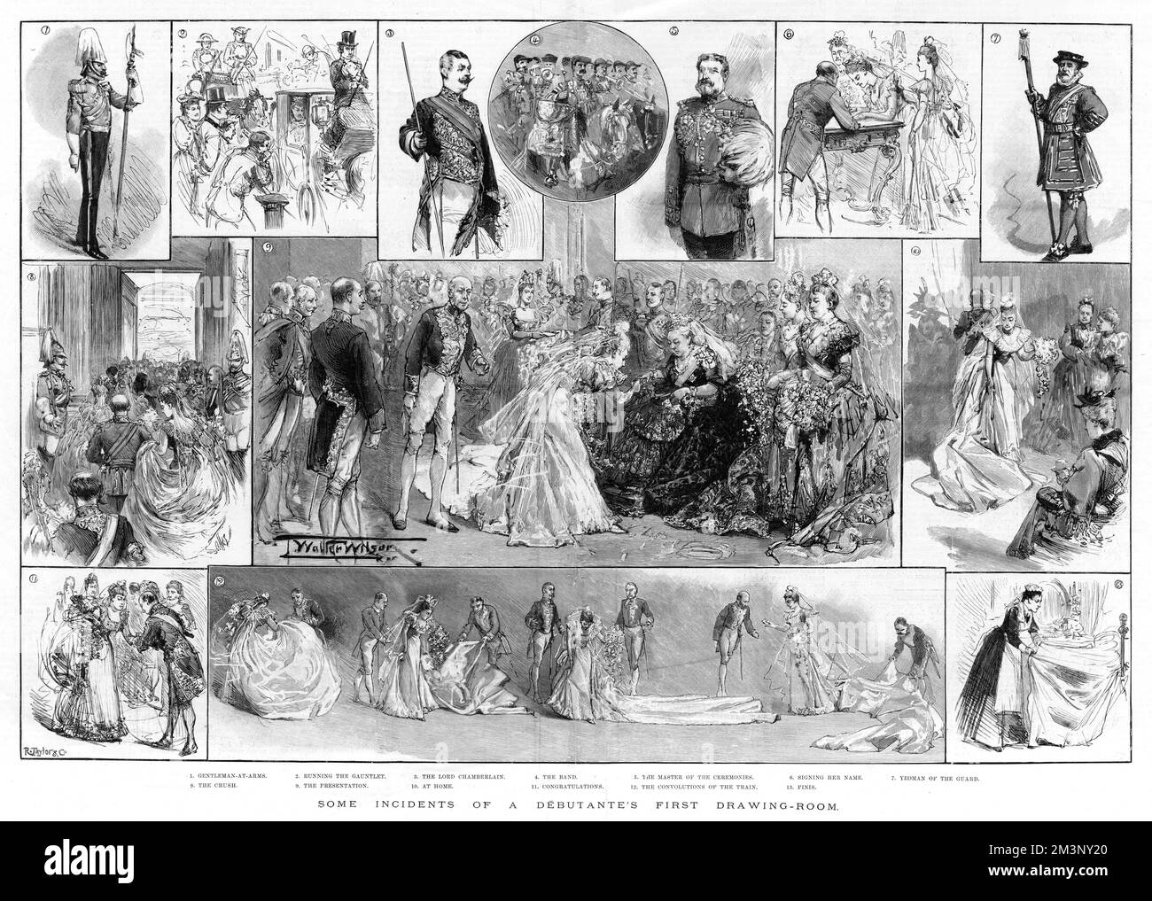 Debutantes presented hi-res stock photography and images - Alamy