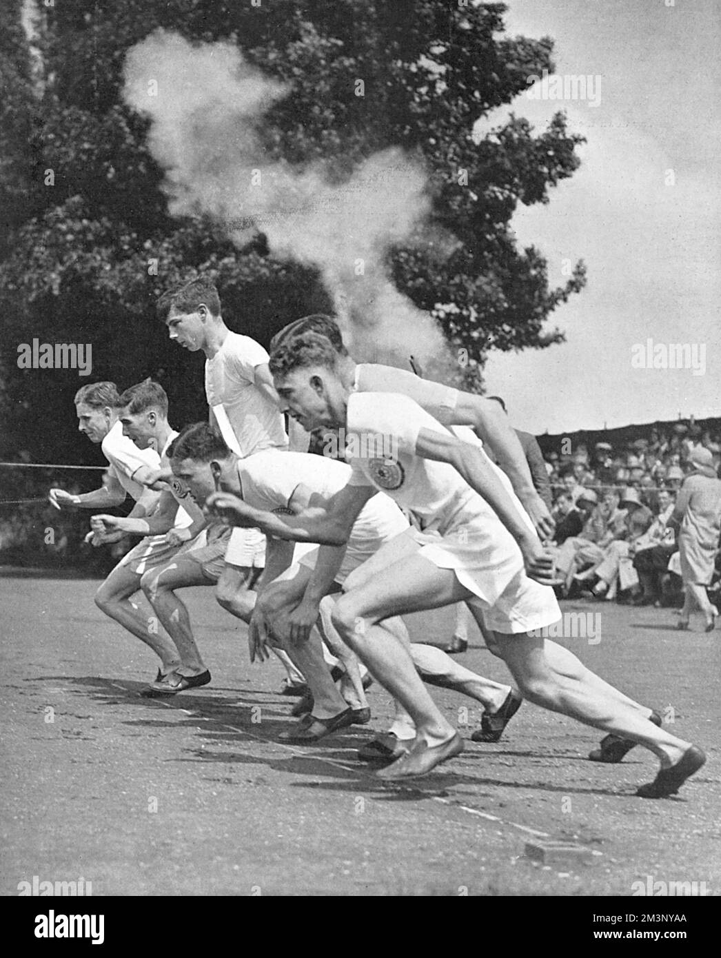 Runners start run Black and White Stock Photos & Images - Alamy