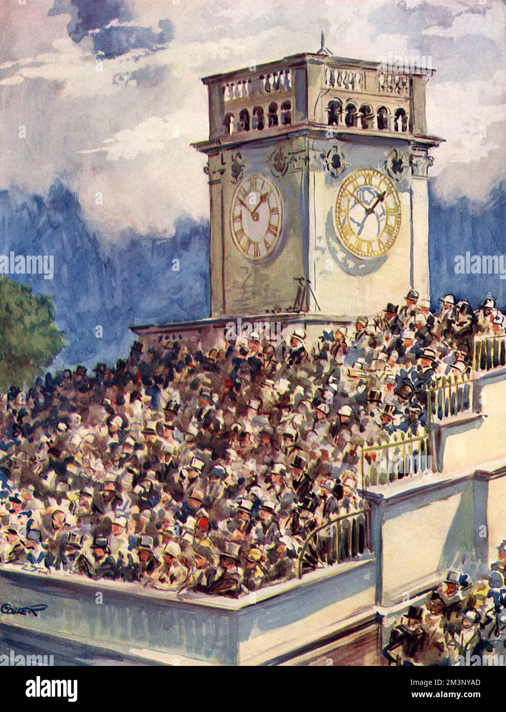 Grandstand and crowd grandstand and crowd hi-res stock photography and ...