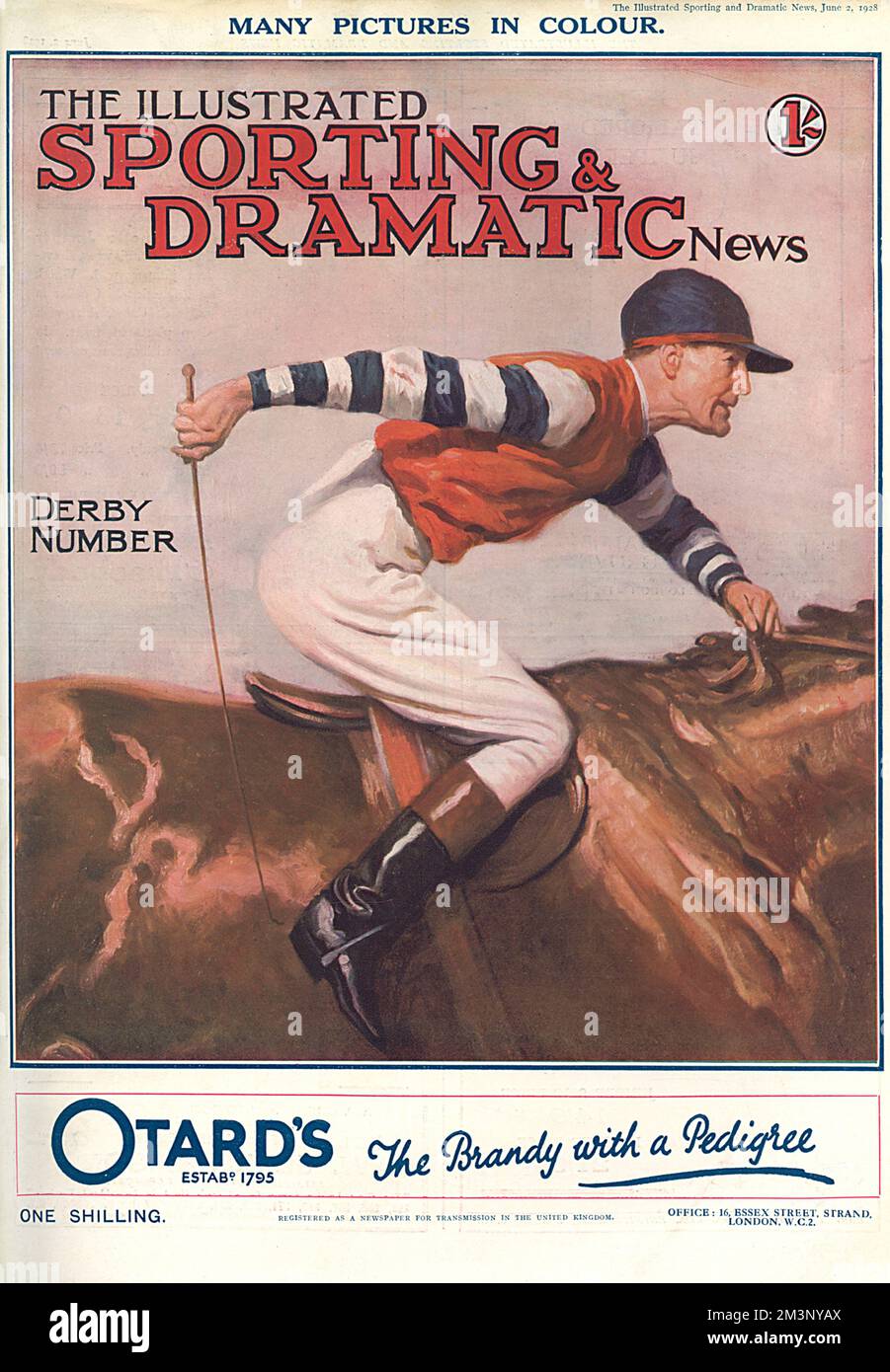 Illustrated Sporting & Dramatic News front cover, 1928 Stock Photo - Alamy